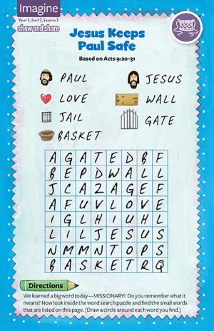 Jesus Keeps Paul Safe | Dwell Children's Curriculum