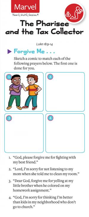 The Pharisee and the Tax Collector | Dwell Children's Curriculum