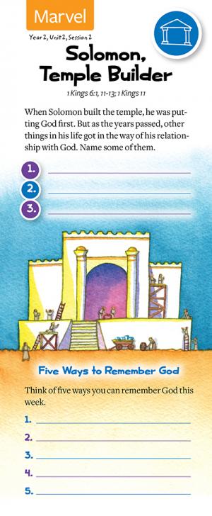 Solomon, Too Many Temples | Dwell Children's Curriculum